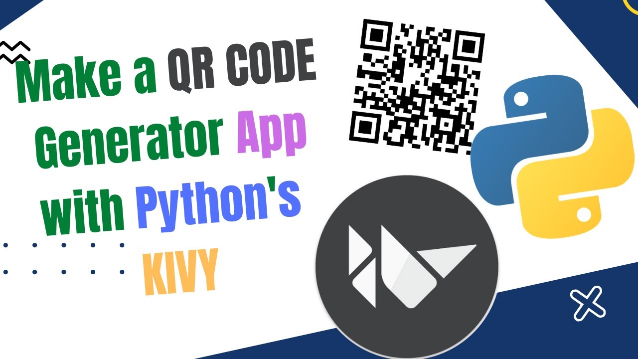 Make A Qr Code Generator App Using Python S Kivy And Kivymd Youtube