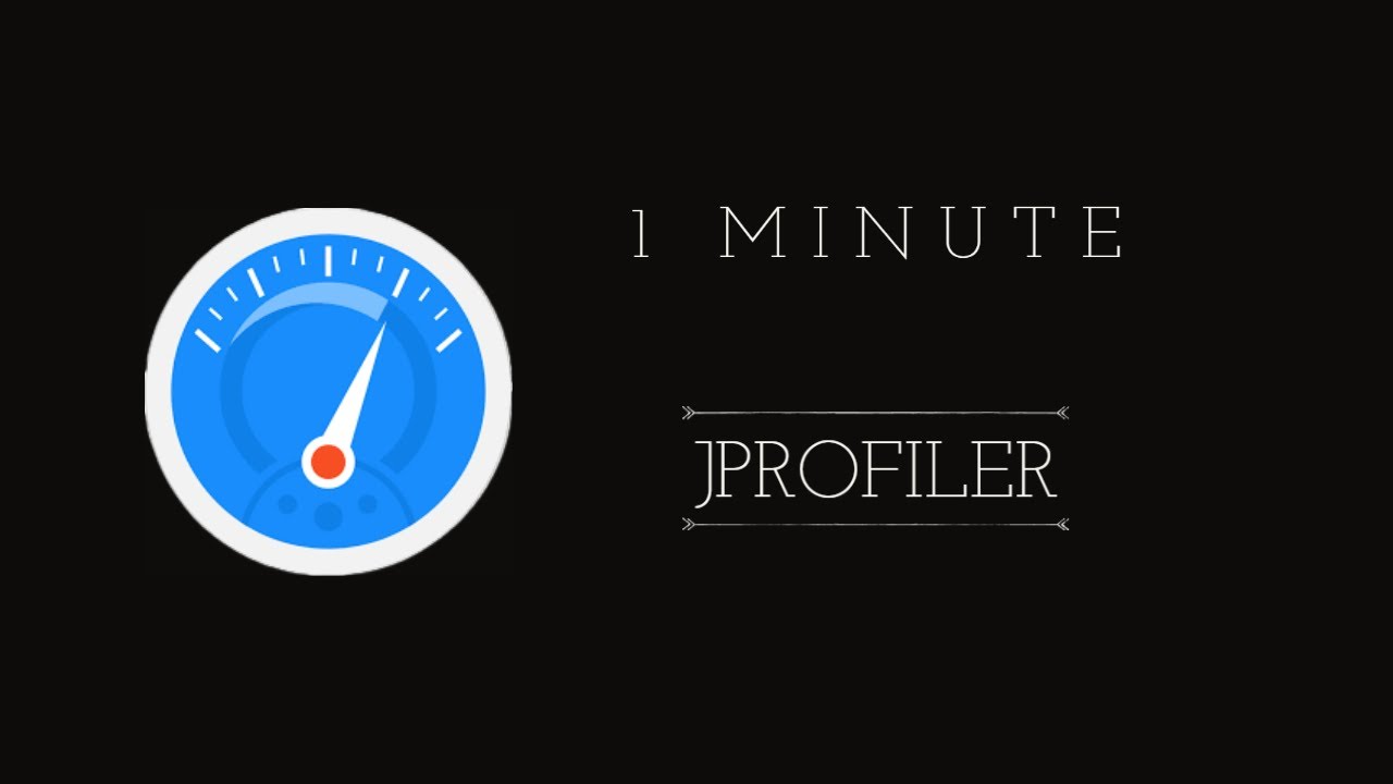 Jprofiler In One Minute Profiling Java Applications With Precision