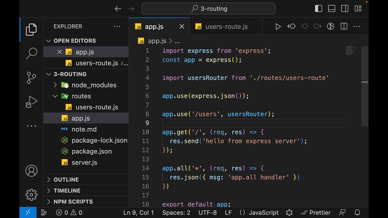 Routing In Express Js Node Js App Express Router Route Params