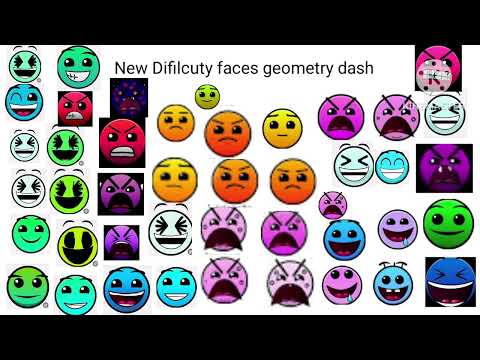 New Difficulty Faces Geometry Dash Part 1 Youtube