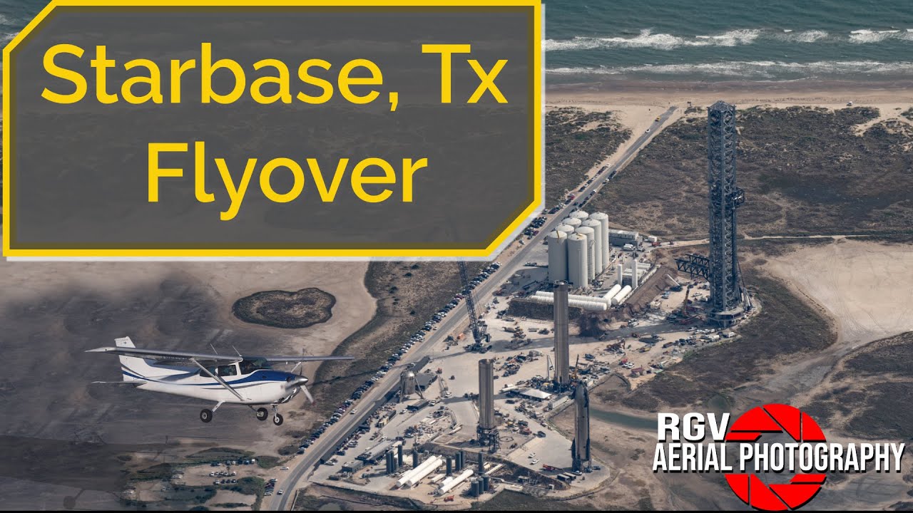Spacex Starbase Tx Flyover November 10 2021 Youtube