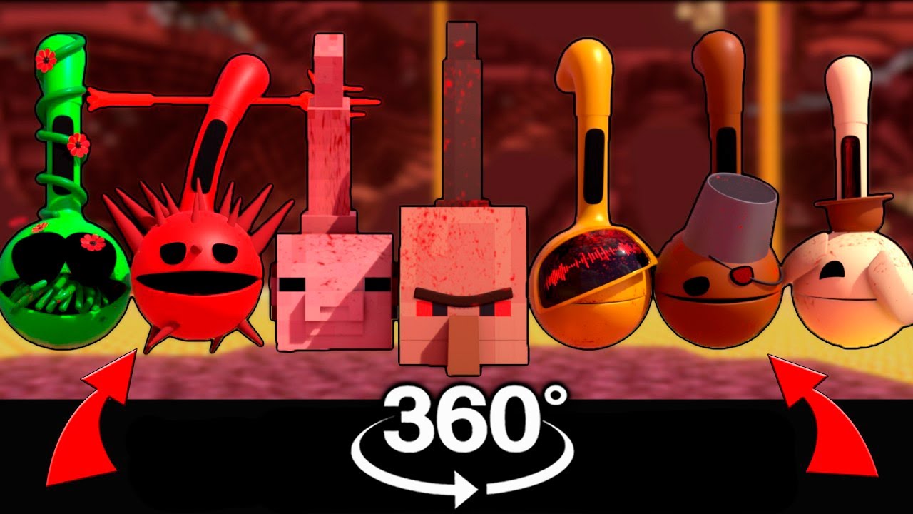 360 Vr Incredibox Sprunki But Minecraft Otamatone Version Youtube