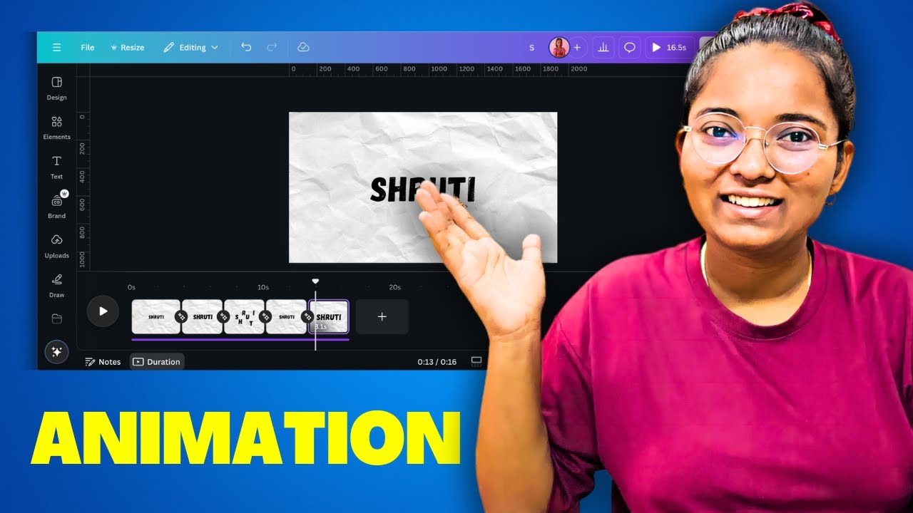 How To Do Basic Text Animation In Canva Youtube