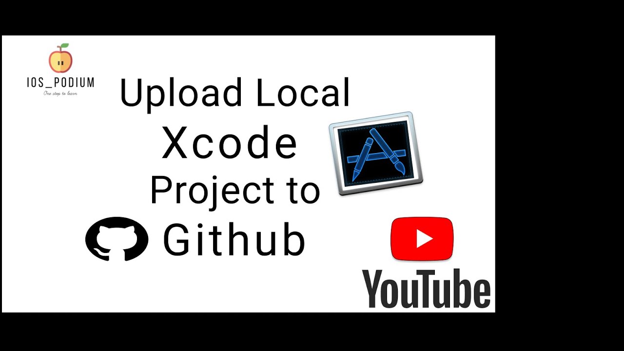 How To Upload An Xcode Project To Github Using Xcode Youtube
