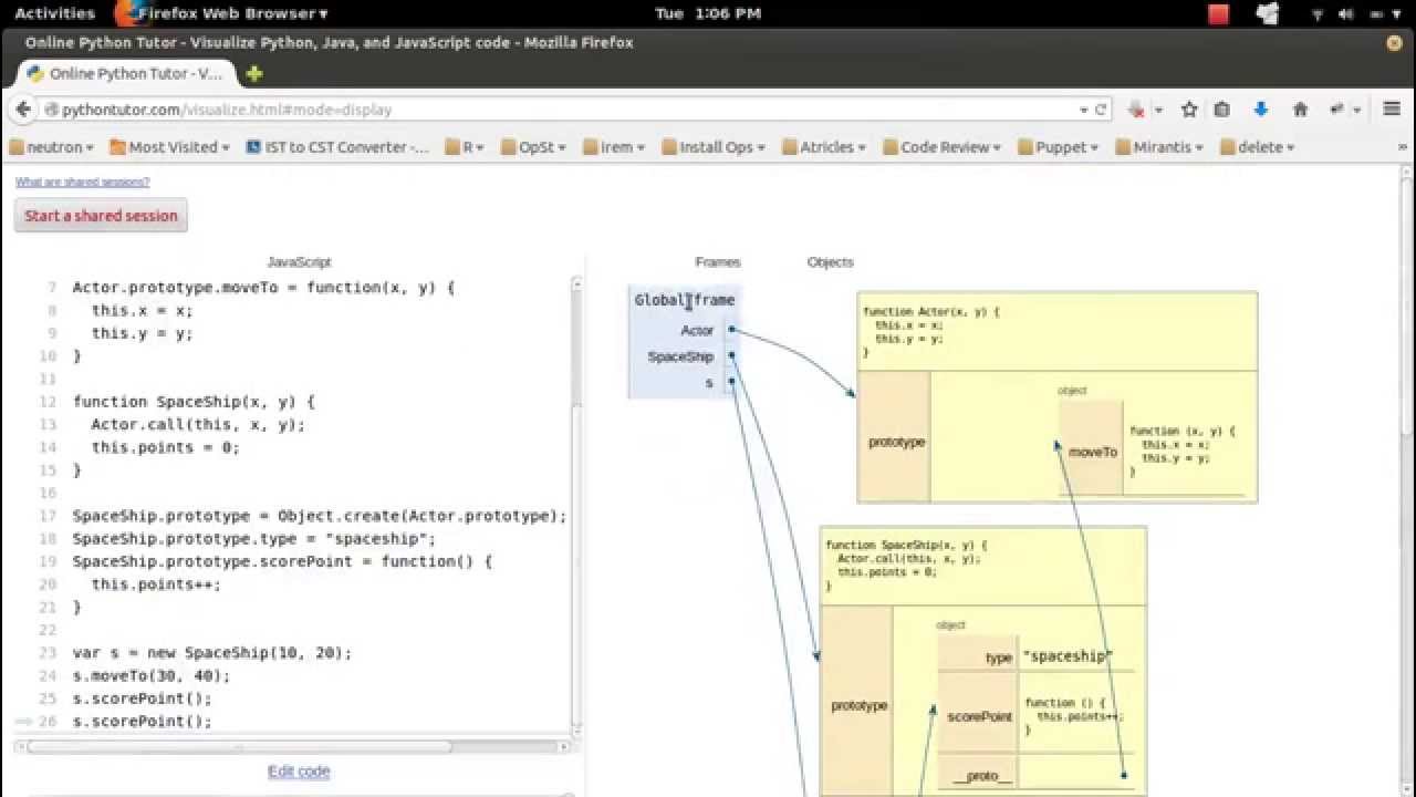Visualize The Execution Of Python Java And Javascript Code Youtube