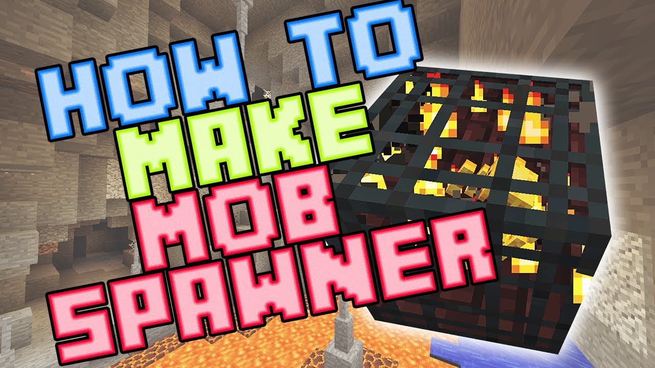 How To Make A Mob Spawner Farm In Survival 2019 Minecraft Youtube
