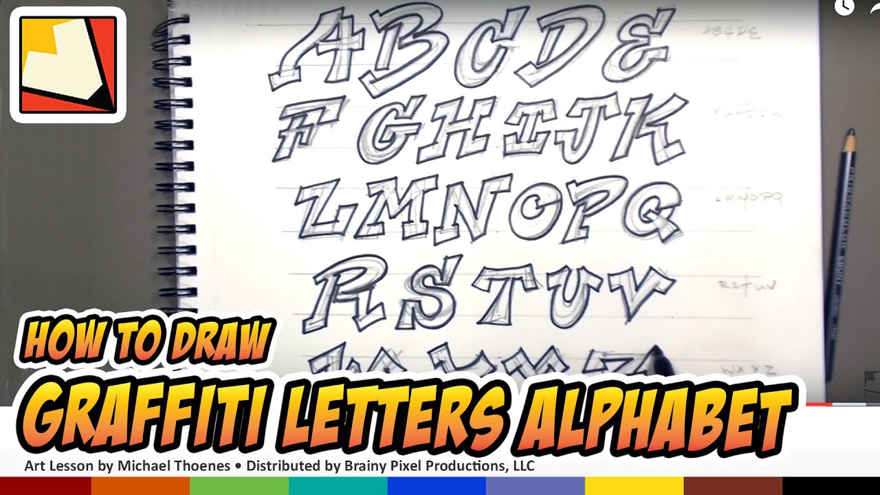 Graffiti Alphabet Tutorial How To Draw Graffiti Letters How To Draw