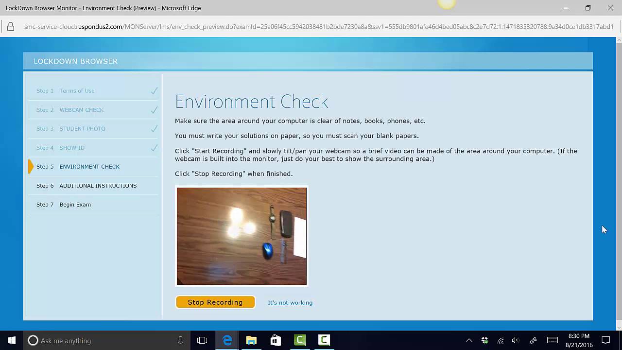 Lockdown Browser Environment Check At Brian Bauer Blog