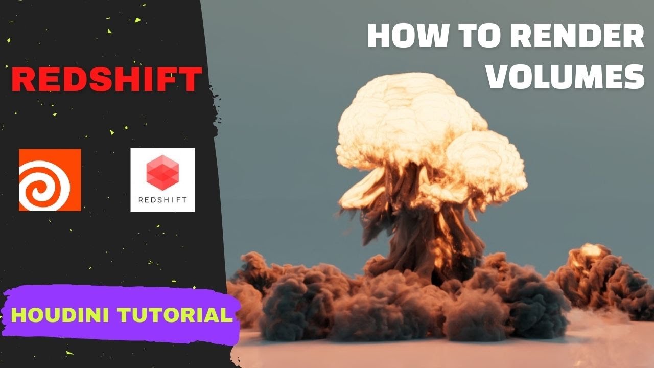 Redshift Volume Material Houdini Beginner Tutorial Youtube