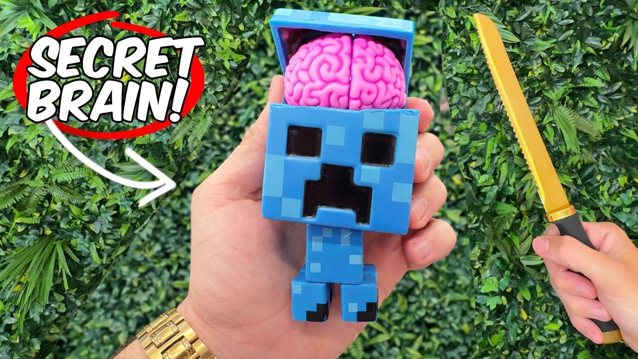 Secret Brain Inside Minecraft Funkopops Youtube
