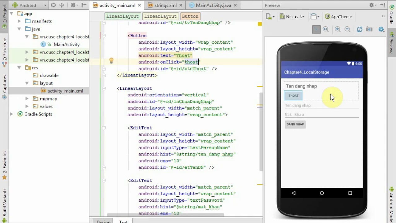 Chapter 4 Android Localstorage Youtube