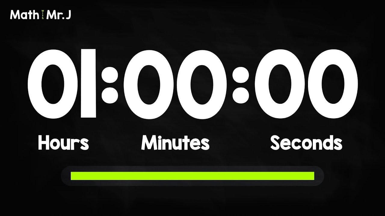 1 Hour Timer Youtube