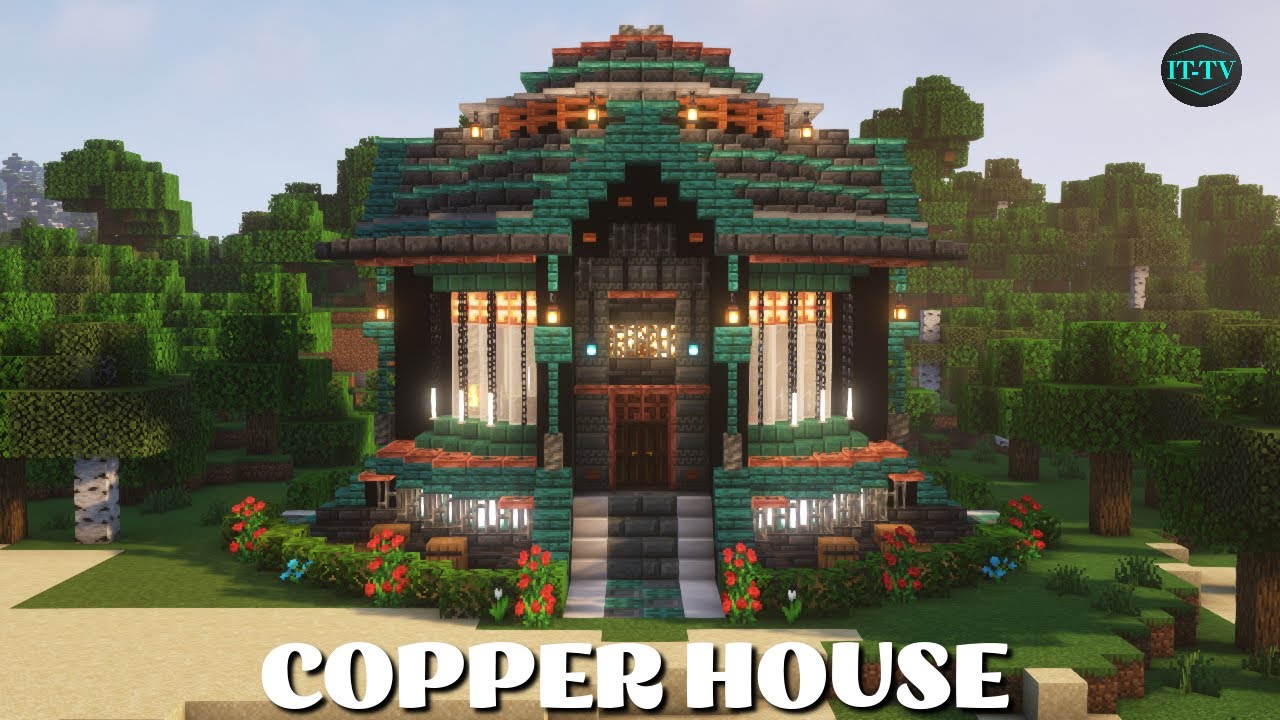 How To Build An Epic Copper House In Minecraft Step By Step Tutorial