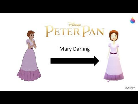Paint 3d Tutorial Mary Darling Peter Pan 1953 Youtube