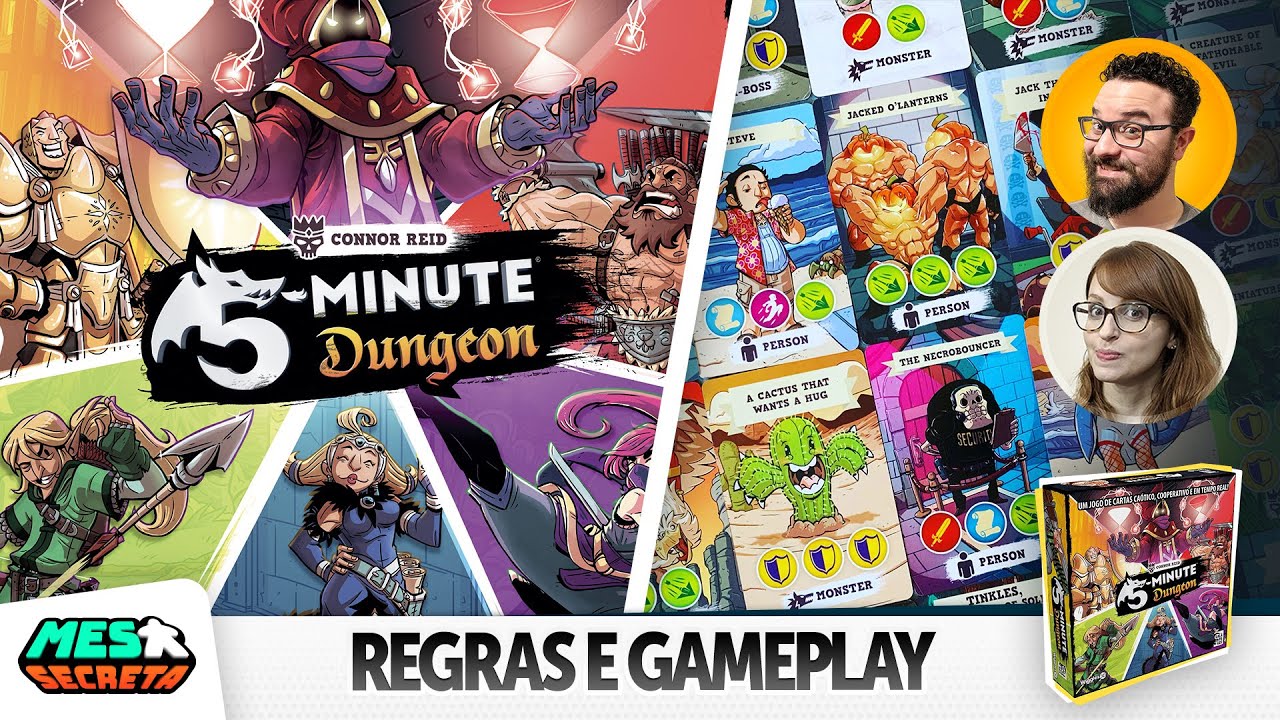 5 Minute Dungeon Regras E Gameplay Youtube