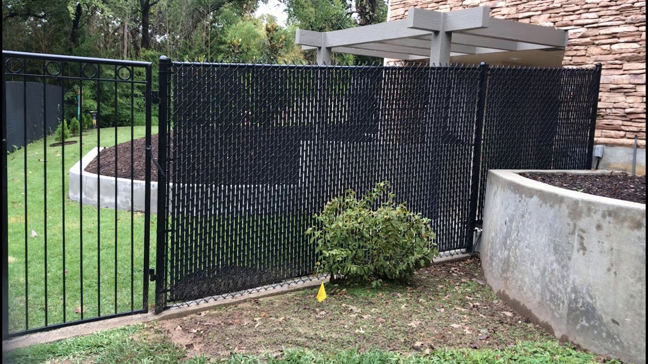 Black Chain Link Fence Options At Jose Orr Blog