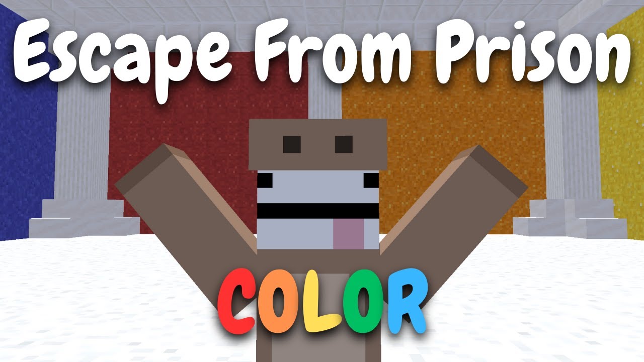 Escape From Prison Color Minecraft Escape Map Youtube