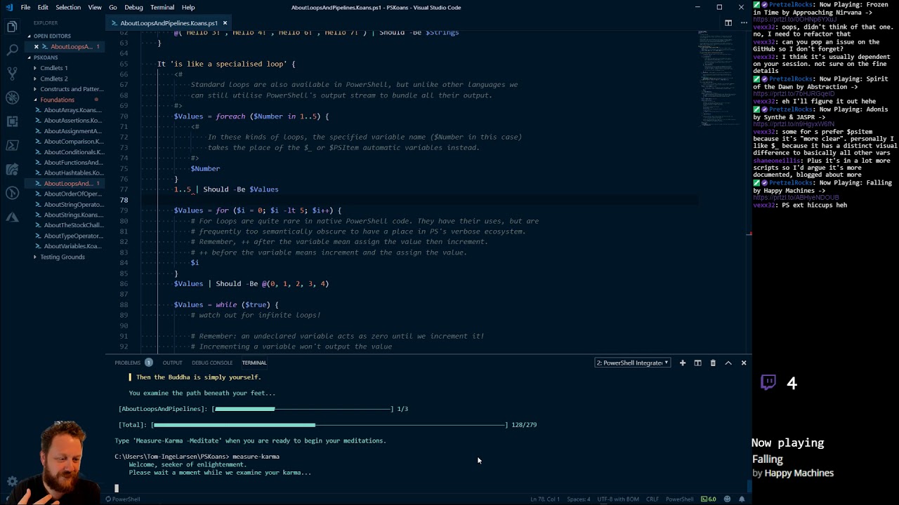 Letsplay Powershell Pskoans 7 Aboutthestockchallenge Youtube