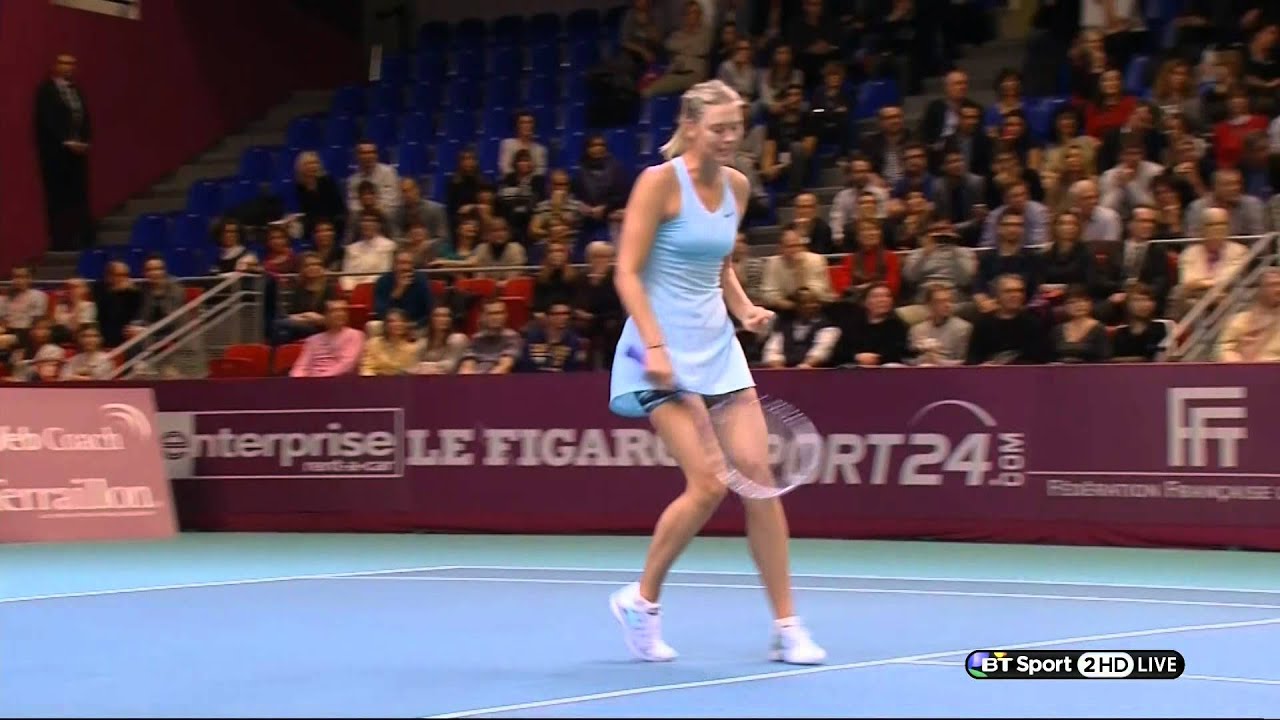 Maria Sharapova Anastasia Pavlyuchenkova Legs Upskirts Pokies Wta