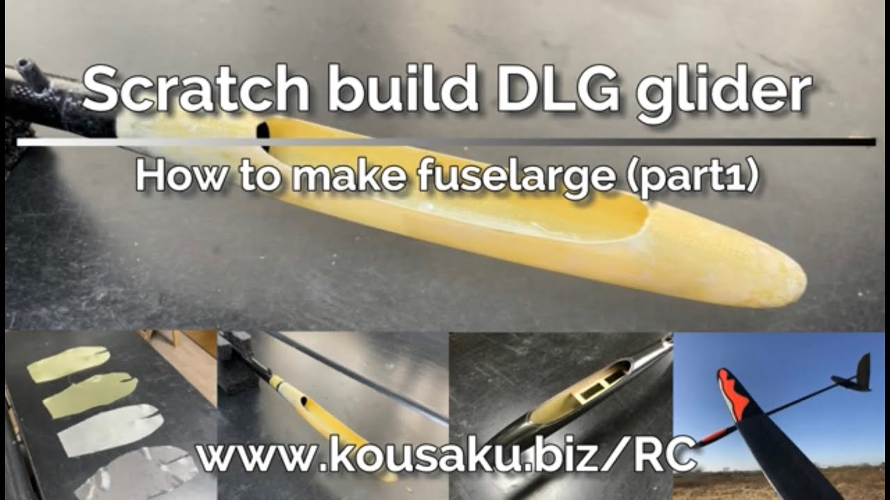 Scratch Build Dlg Glider How To Make Fuselage Youtube