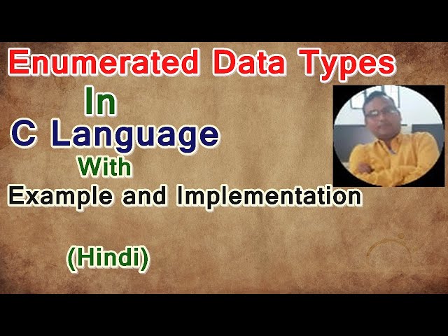 Enumerated Data Types In C C Program Create An Enumerated Data Type