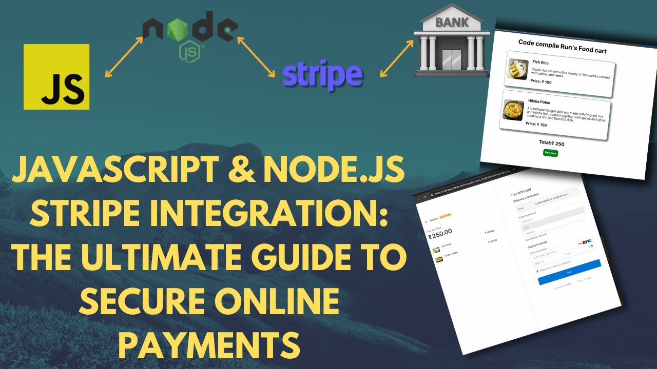 Stripe Integration With Javascript And Node Js For Beginners 2024