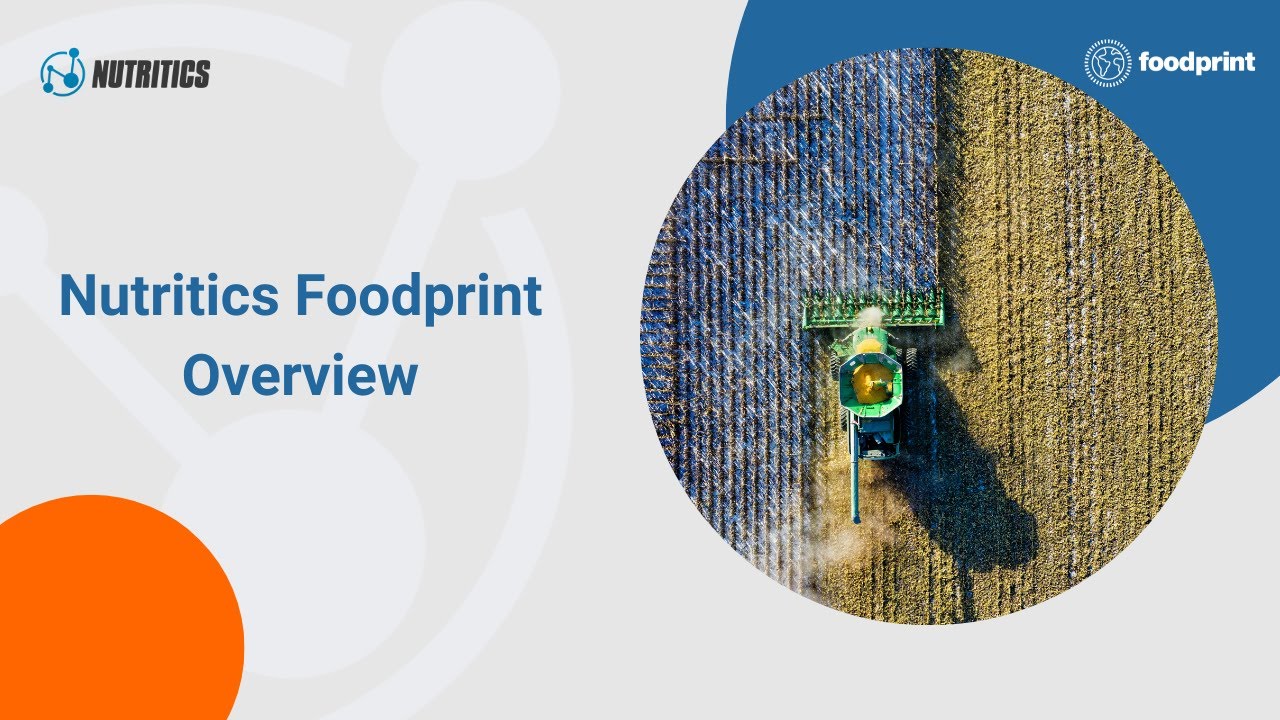 Nutritics Tutorials Foodprint Youtube