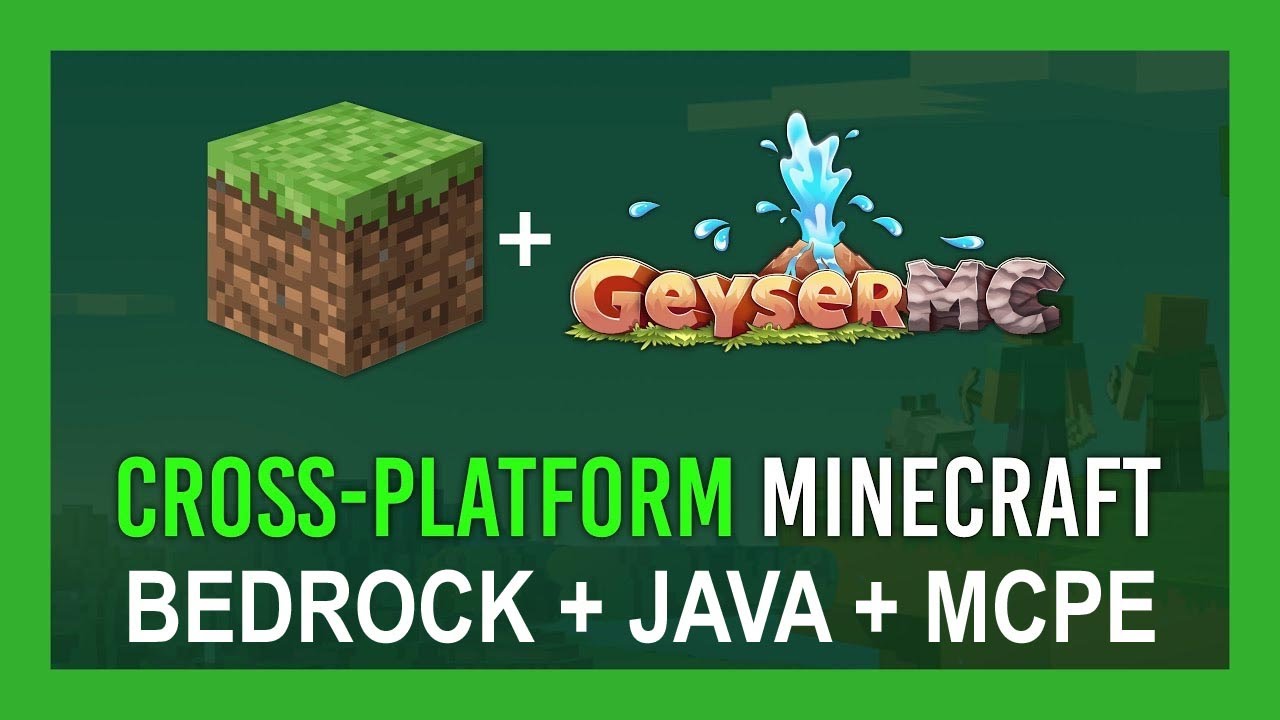 Minecraft Java Bedrock Crossplay Netzdot