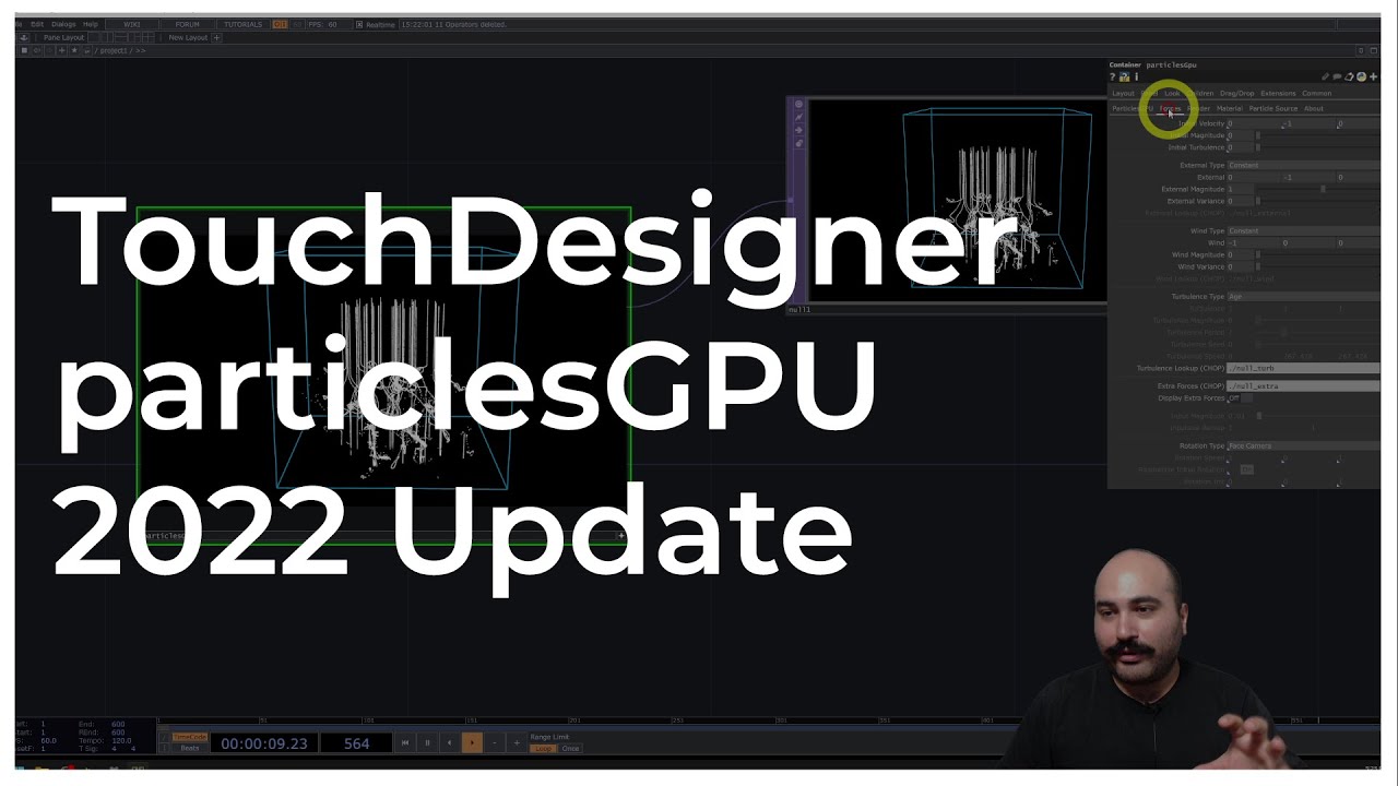 Touchdesigner Particlegpu 2022 Update Touchdesigner Tutorial 095