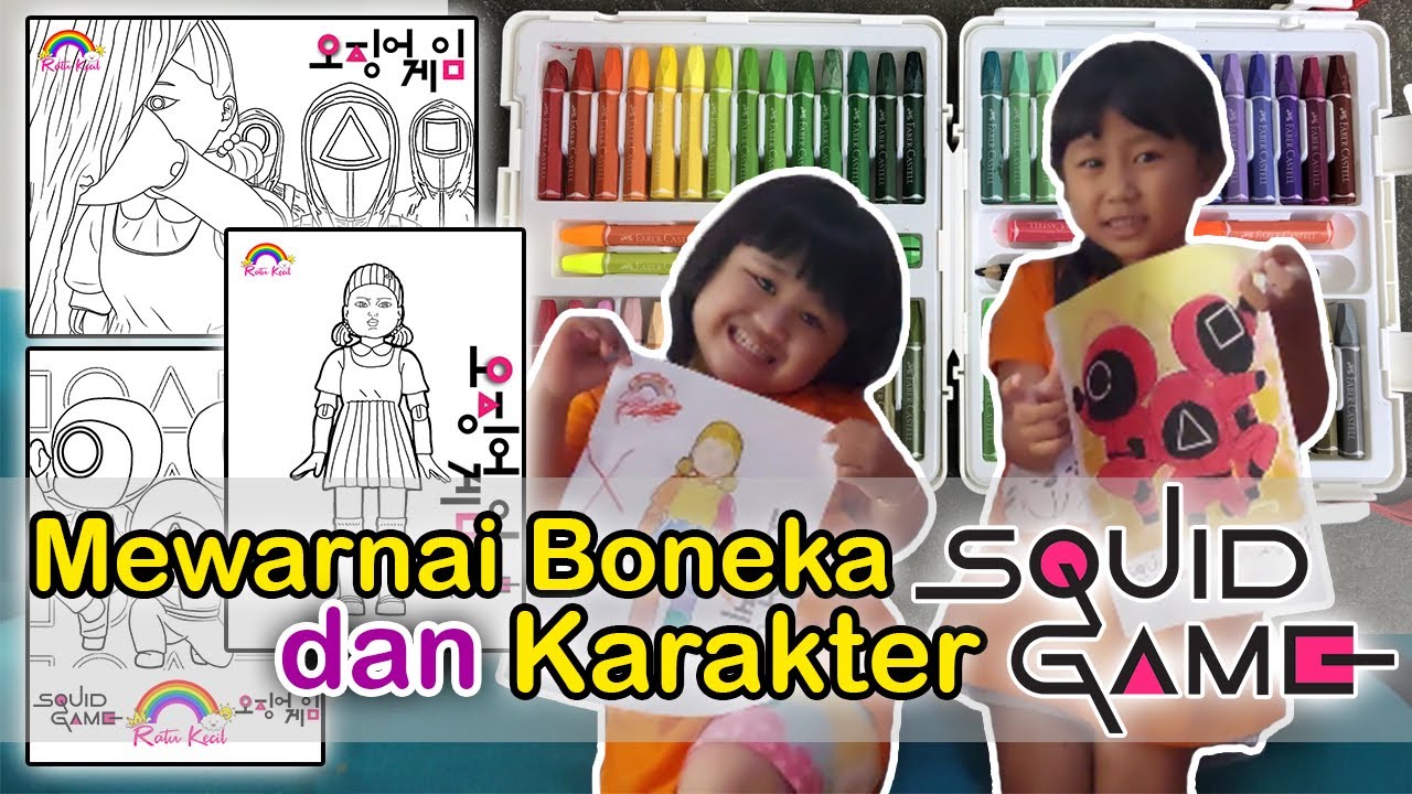 Coloring Squid Game Mewarnai Karakter Squid Game Youtube