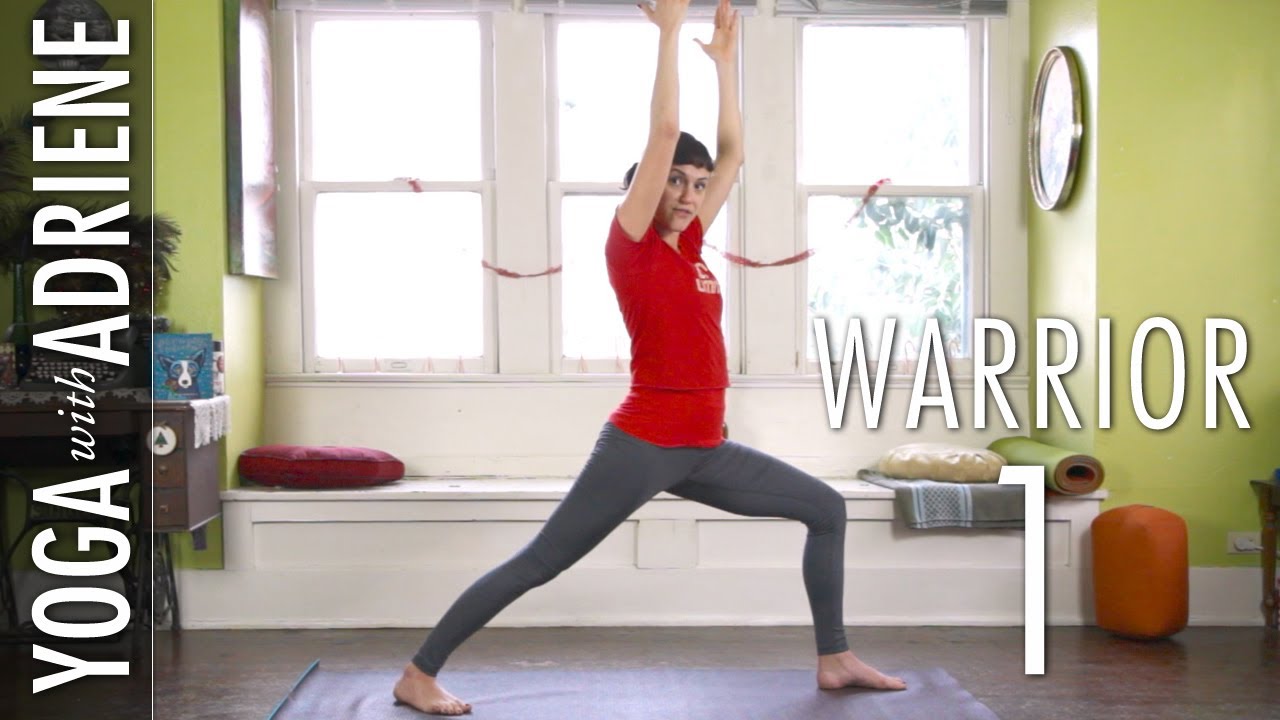 Warrior One Yoga Pose Yoga With Adriene Youtube