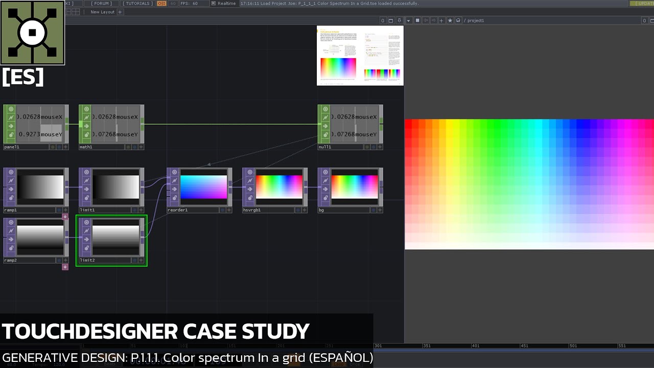 Es Touchdesigner Tutorial 23 Case Study Generative Design P 1 1 1
