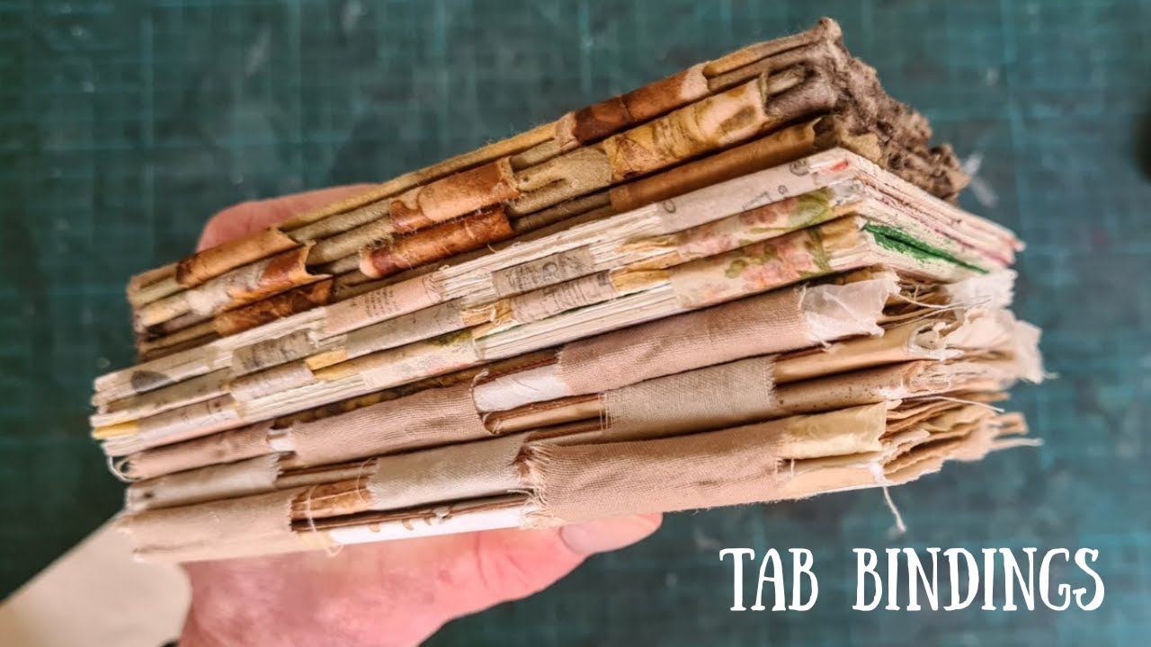 Easy No Sew Tab Binding Gorgeous Handmade Books Youtube