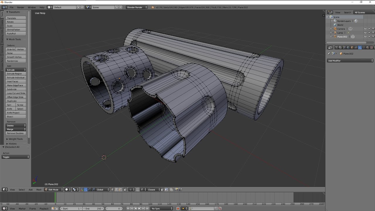 Blender 3d Modeling Practice 3 Adding Details On Cylindrical Shapes