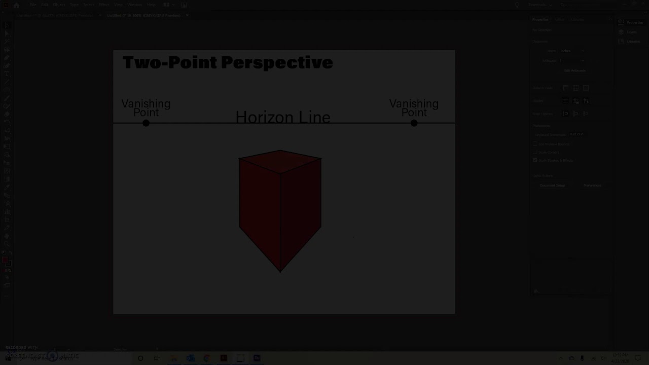 Video 1 2 And 3 Point Perspective Explained In Illustrator Adobe
