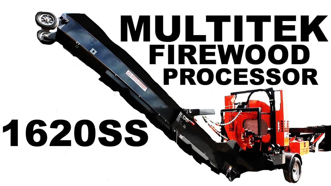 Multitek 1620ss Firewood Processor Youtube