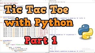 Learn To Code A Tic Tac Toe Game With Python Part 1 Beginner Tutorial