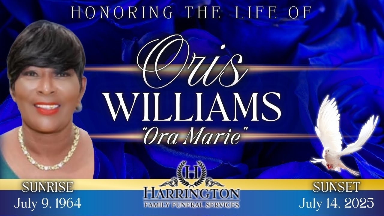 Celebrating The Life Of Oris Ora Marie Williams Youtube