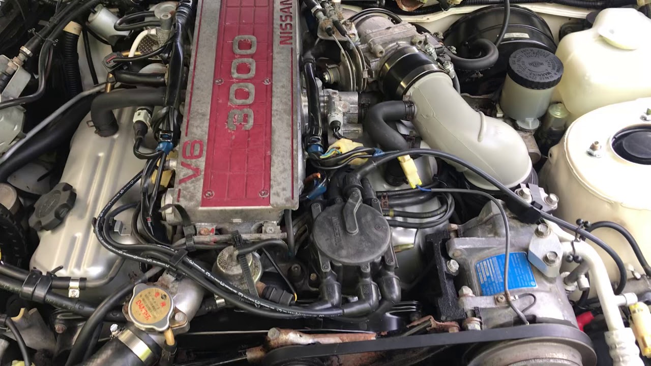 1984 Z31 Nissan 300zx Engine Bay Walk Around Youtube