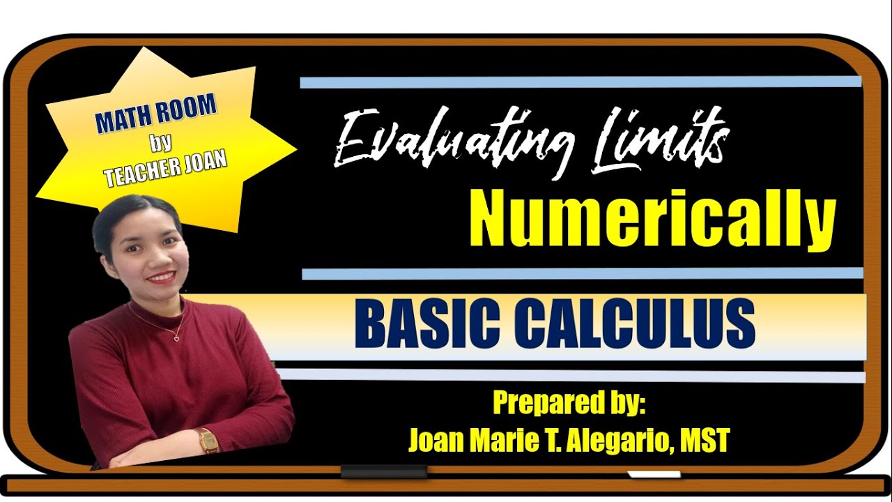 Evaluating Limits Numerically Calculus Youtube