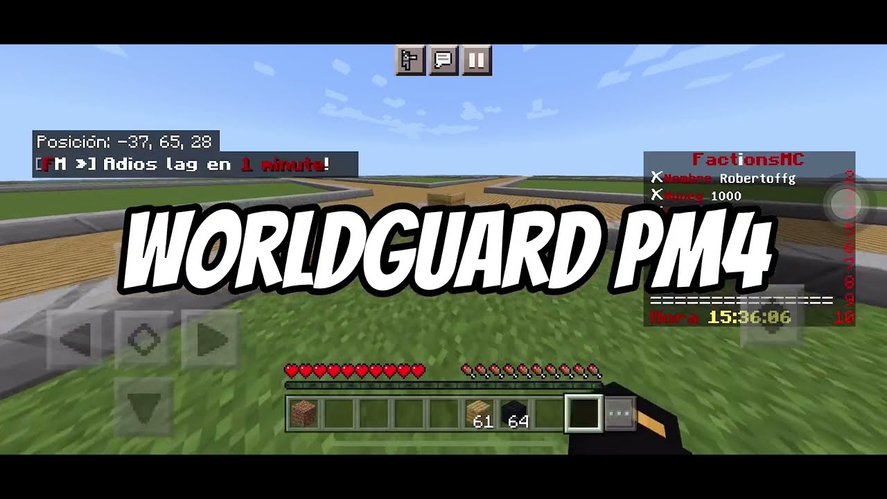 Worldguard Pm4 Plugin Pocketmine Mp Youtube