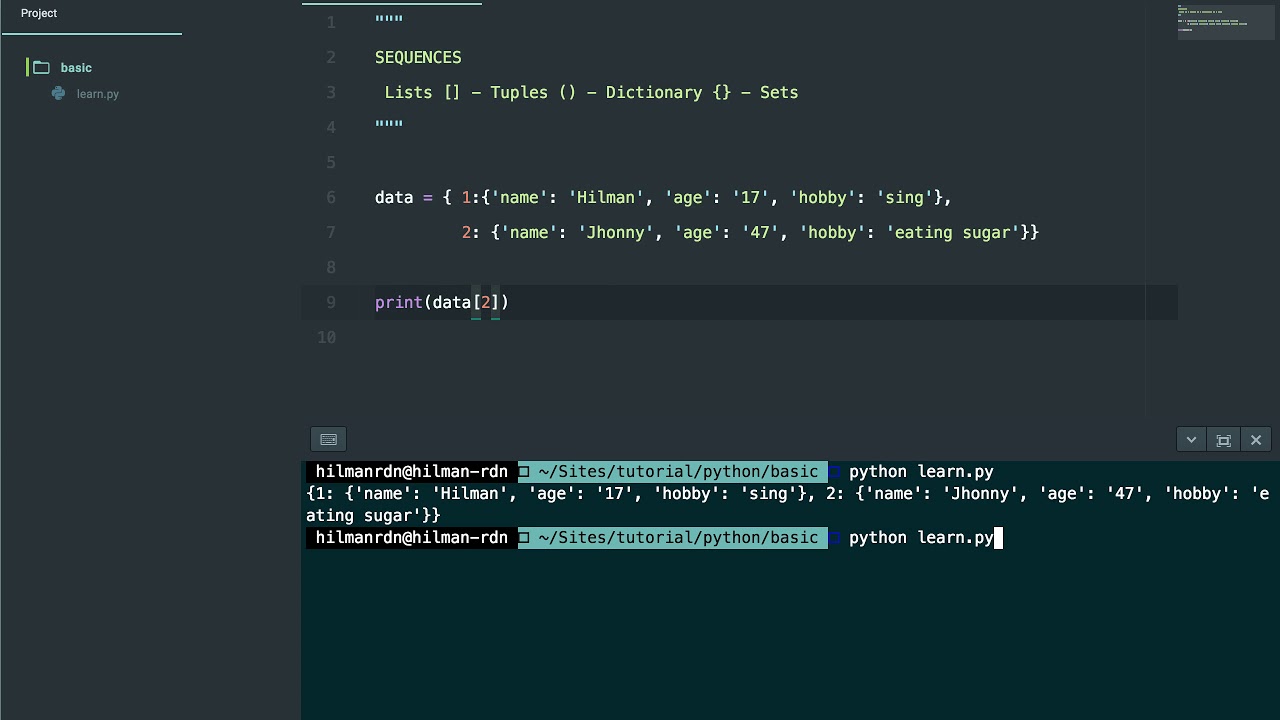 22 Nested Dictionary Youtube