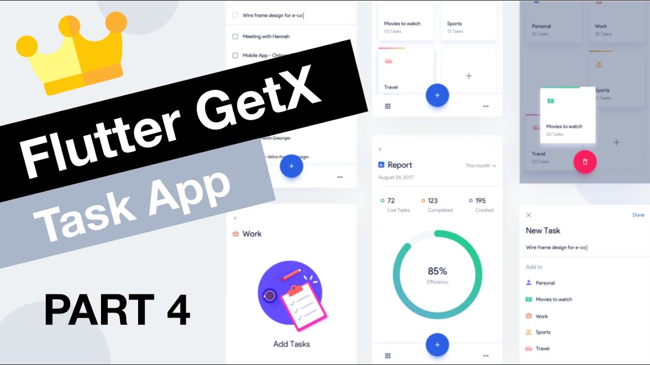 Flutter Getx Task Todo App Tutorial App From Scratch Part 4 Youtube