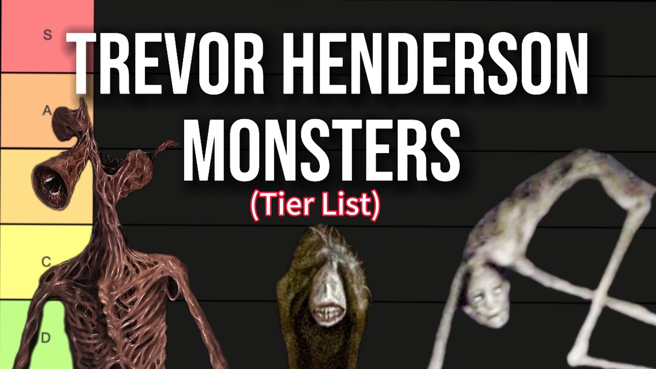 The Horrific Monsters Of Trevor Henderson Tier List Youtube