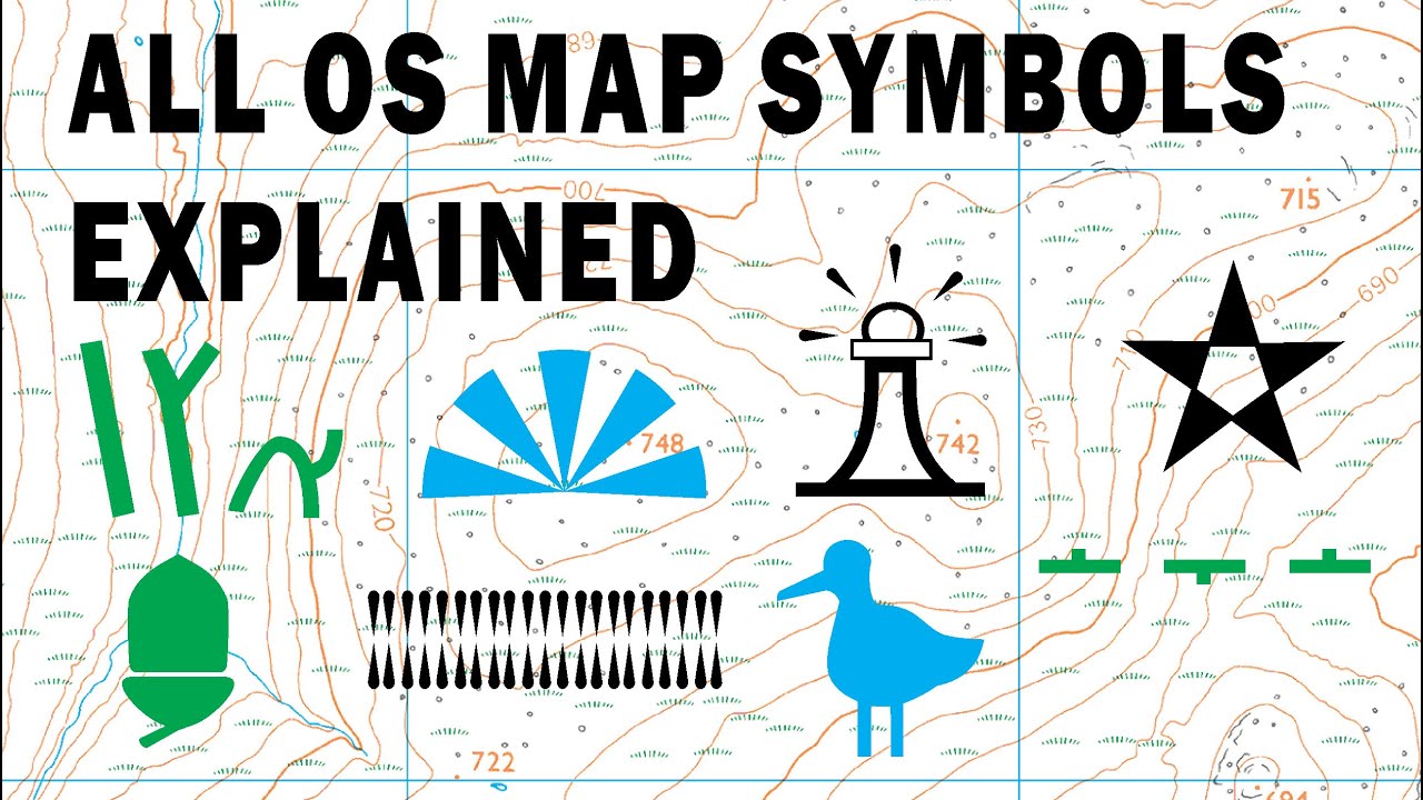 Every Ordnance Survey Symbol Explained Youtube