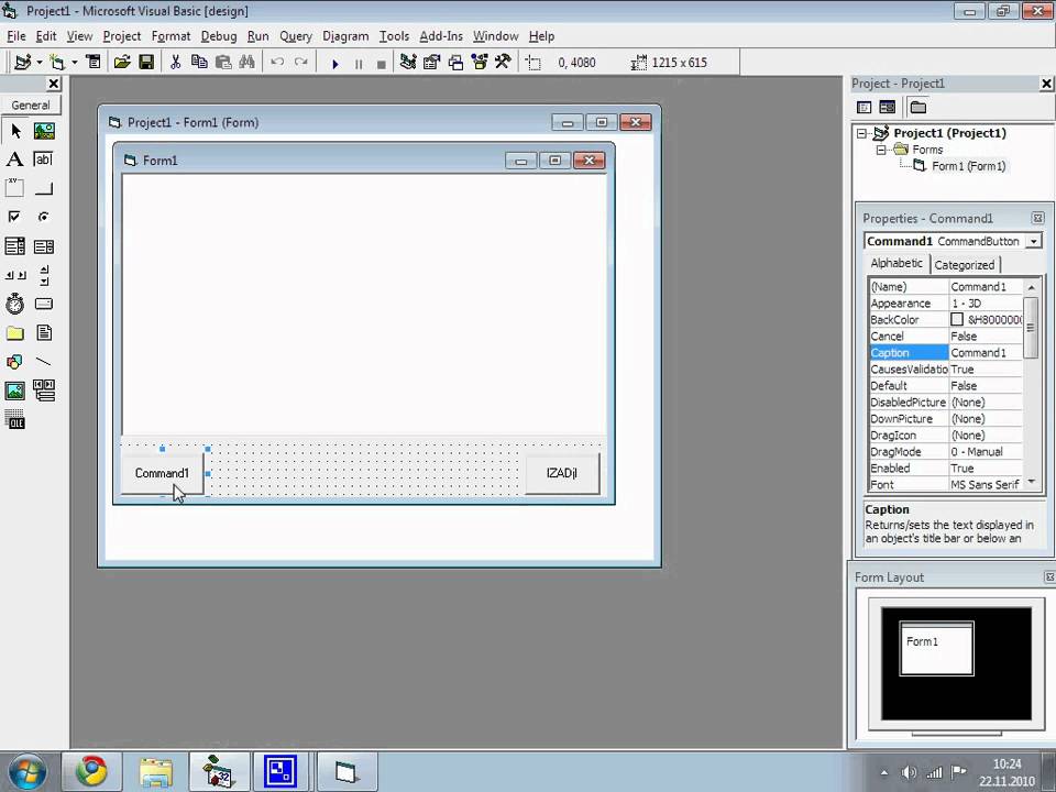 Kako Napraviti Notepad U Visual Basic 6 Youtube