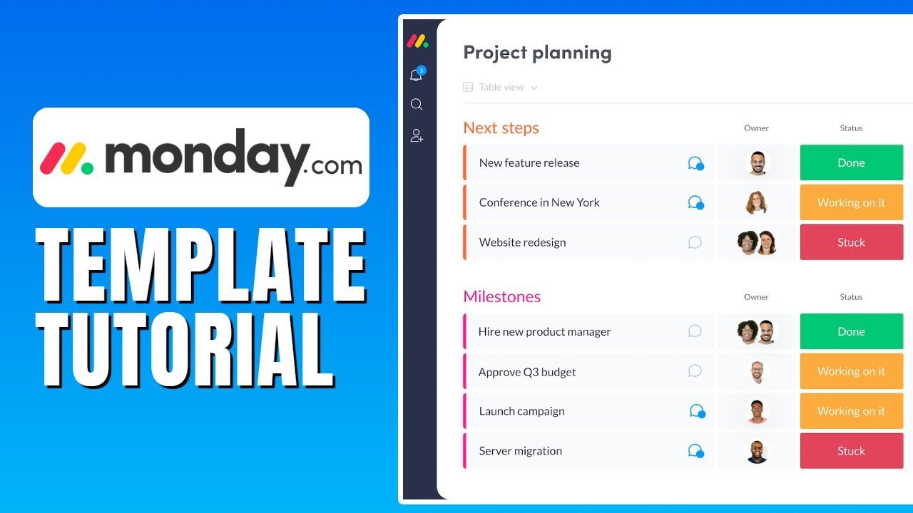 Monday How To Create Template Monday Template Tutorial Youtube