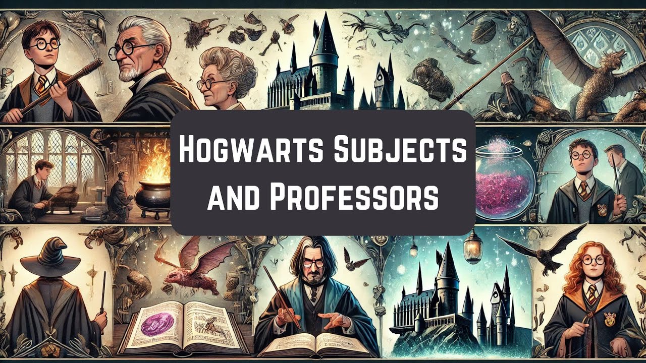 All Hogwarts Subjects Professors Complete Curriculum All 25