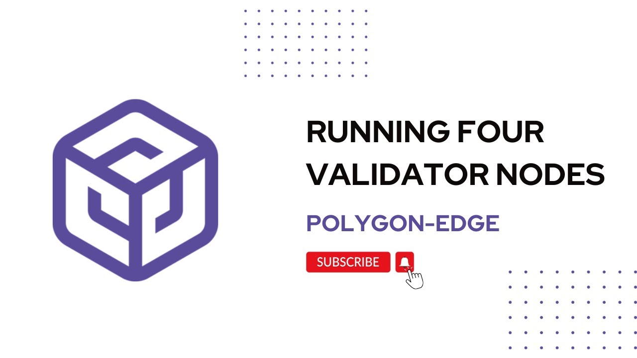 Creating Genesis File And Four Validator Nodes Using Polygon Edge Youtube