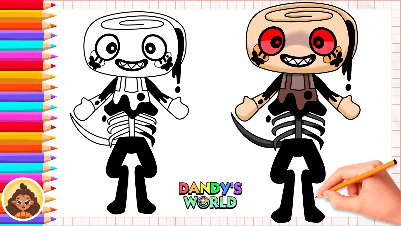 How To Draw Twisted Shelly From Dandy S World Youtube